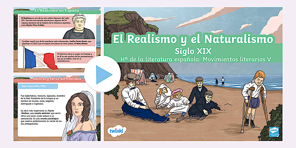 Presentación: El Realismo y el Naturalismo - Hª de la literatura española