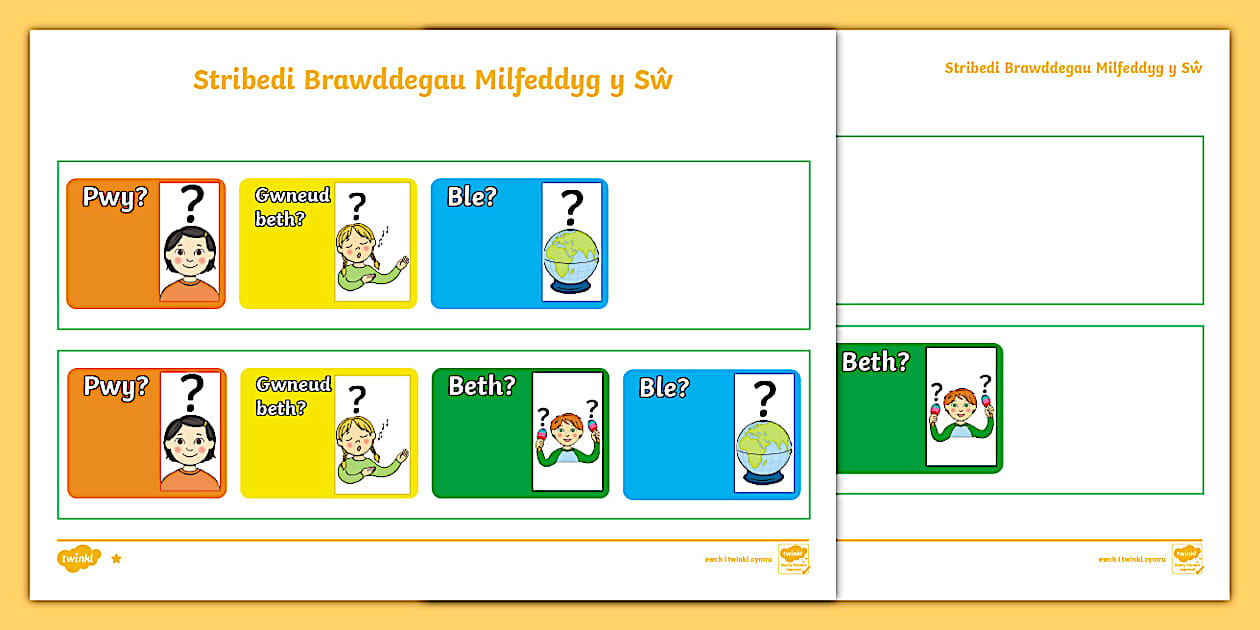 Milfeddyg y Sŵ: Stribedi Brawddegau Un Seren/Sylfaenol