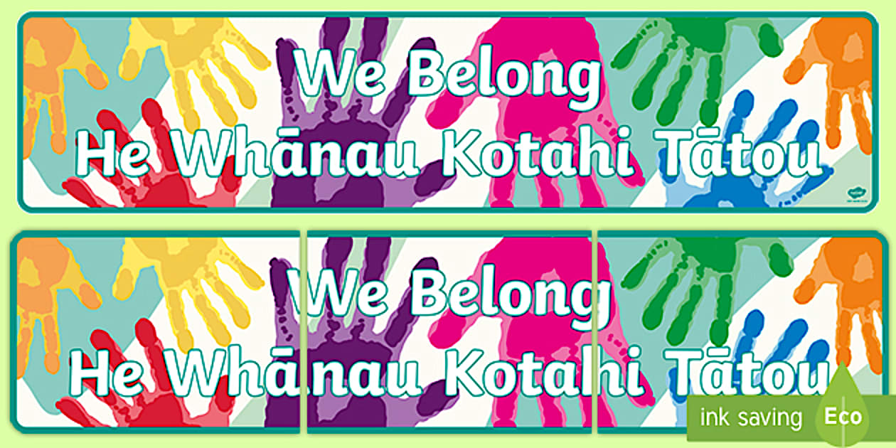 Belonging Display Banner (teacher made) - Twinkl