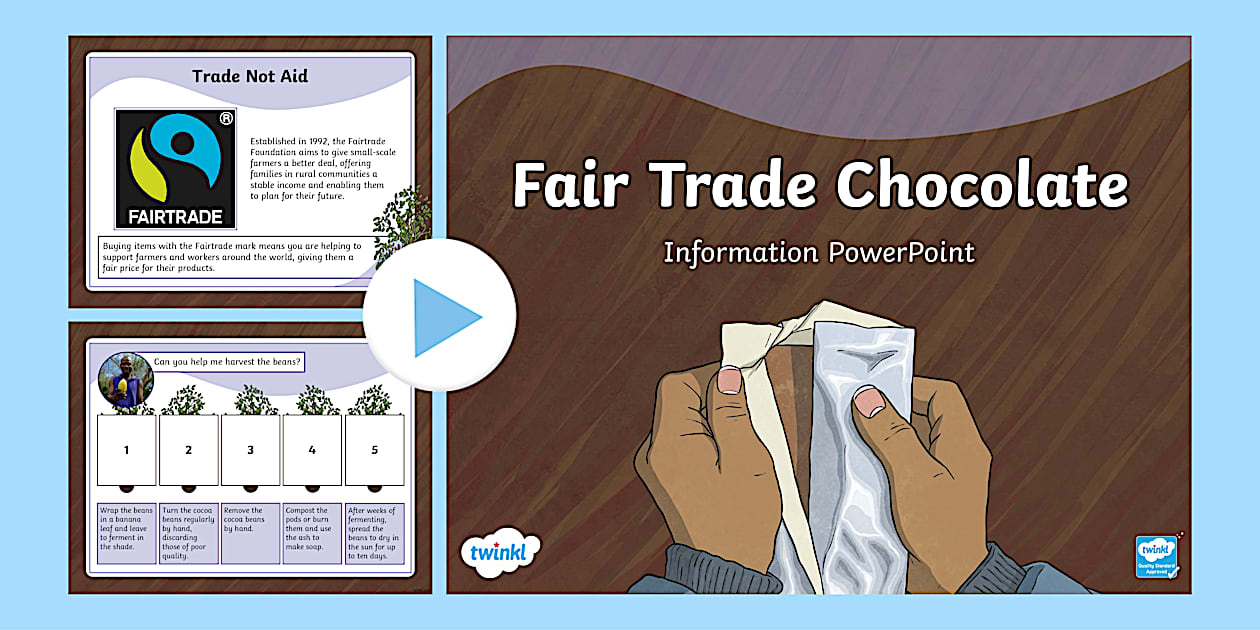 Fair Trade Chocolate Lesson Plan Information PowerPoint