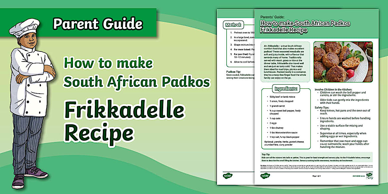 How to make South African Padkos- Frikkadelle Recipe
