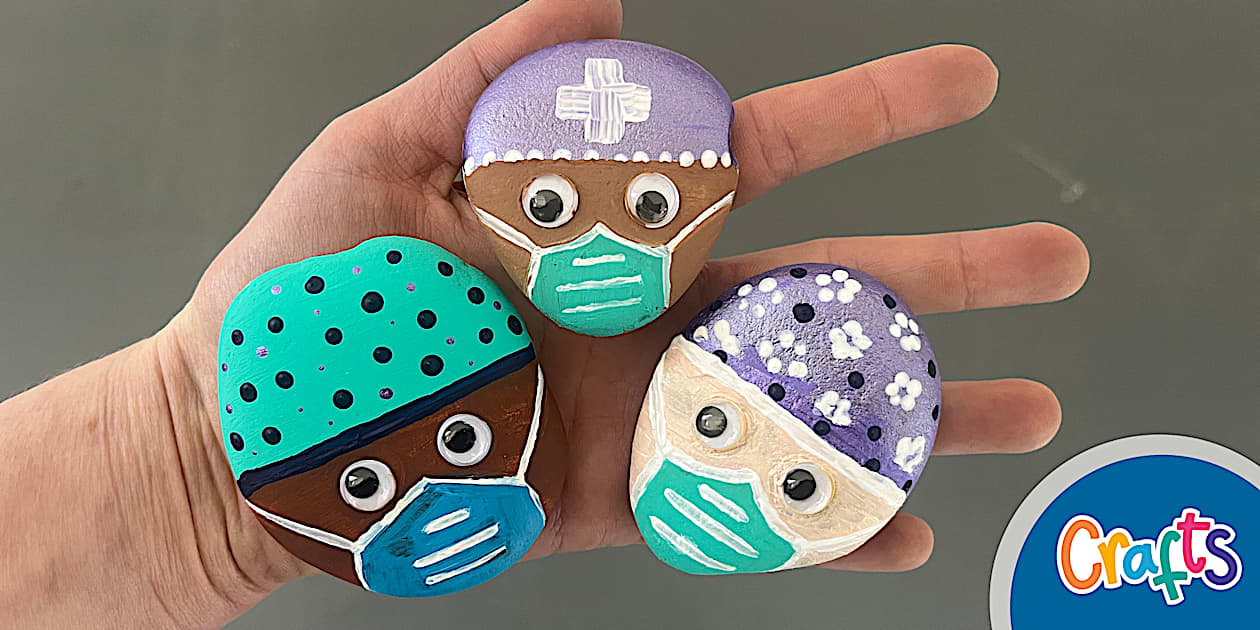 Painted Stones NHS | Twinkl Crafts | NHS Birthday | KS1
