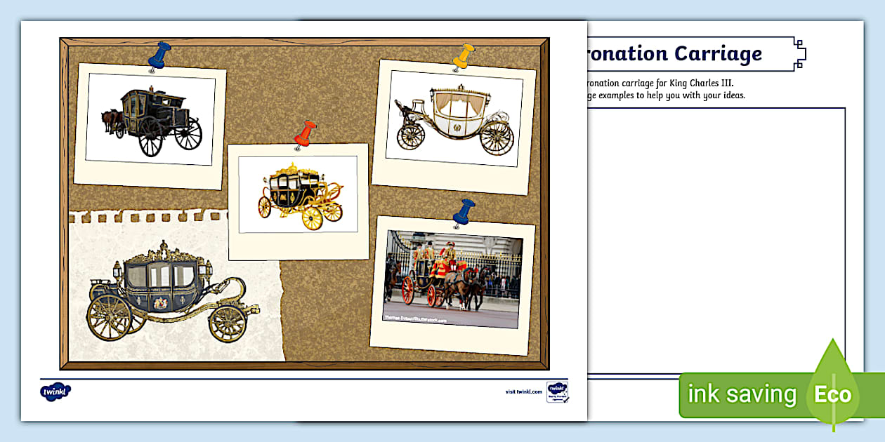 Design a Royal Coronation Carriage - Twinkl - Events