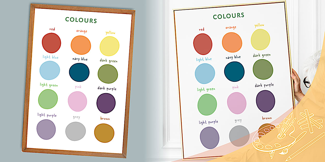 Colours Muted Pastel Colours Poster | Twinkl Art Gallery
