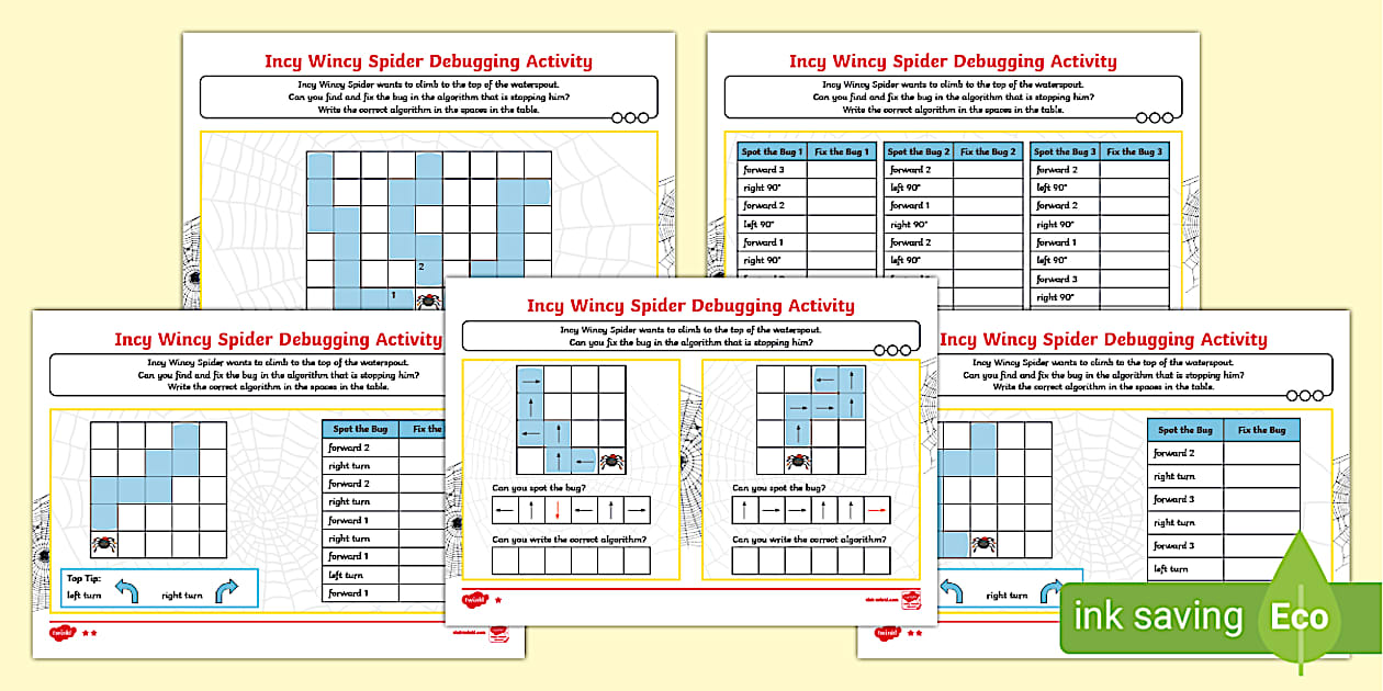 Unplugged Debugging Activity KS1 (Teacher-Made) - Twinkl Unplugged Debugging Activity KS1 (Teacher-Made) - Twinkl