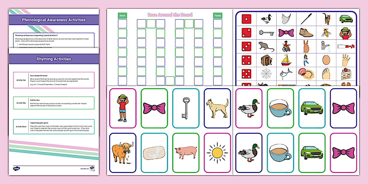 Phonological Awareness Pack - Segmenting Sounds - Twinkl