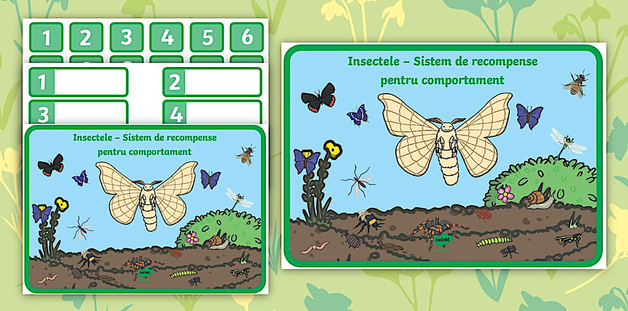 Insecte – Sistem de recompense pentru comportament