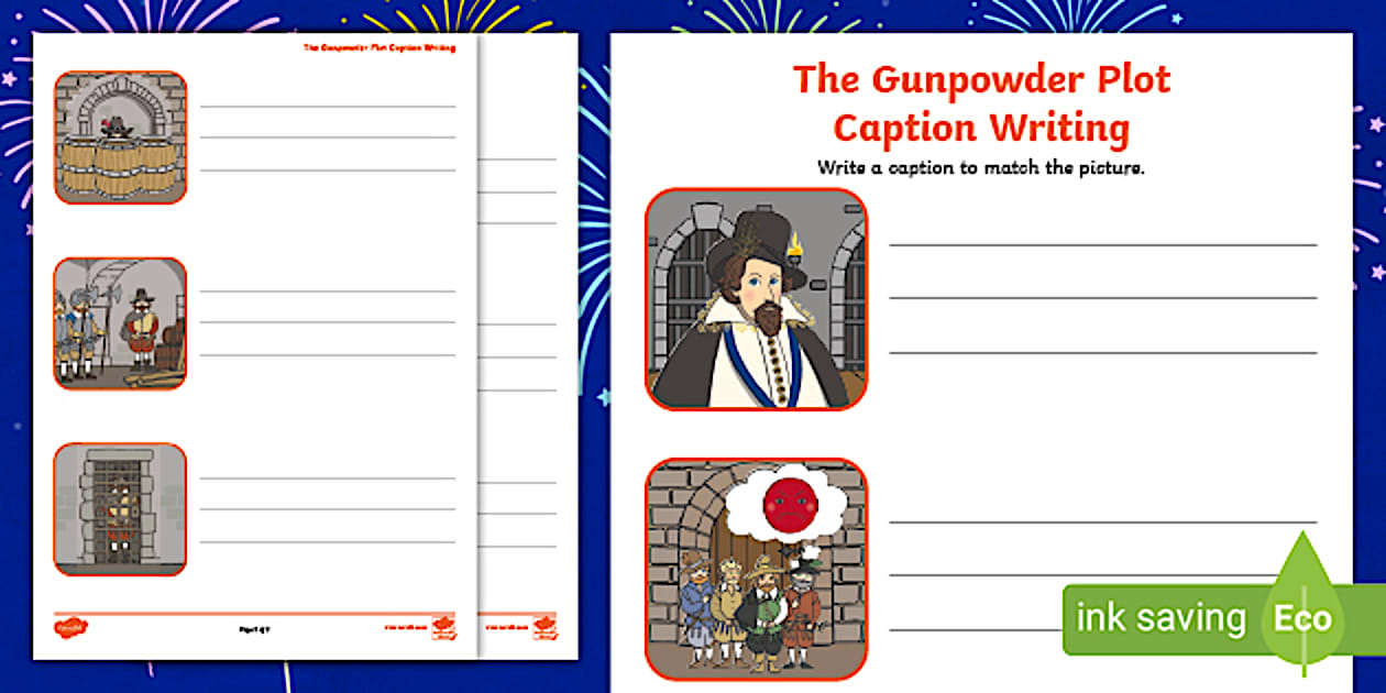 The Gunpowder Plot Caption Writing Activity (Teacher-Made)