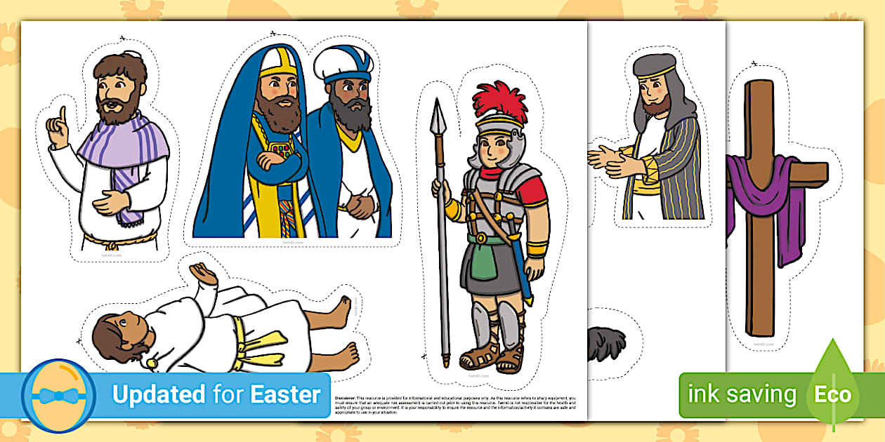 Easter/Palm Sunday Stick Puppets - Christian Resources