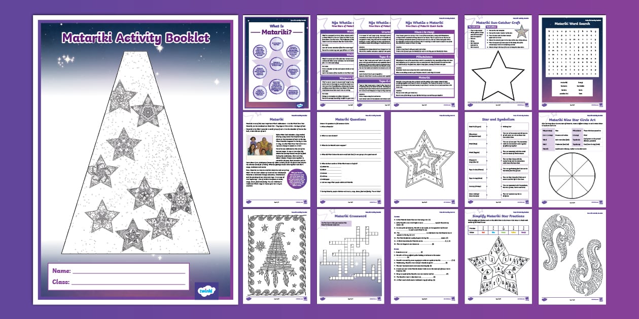 Matariki Activity Booklet (teacher made) - Twinkl