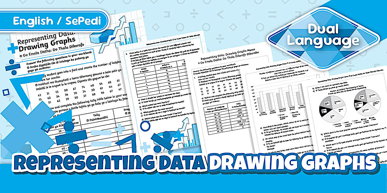 Grade 7 Maths Representing Data: Drawing Graphs Sepedi/Eng