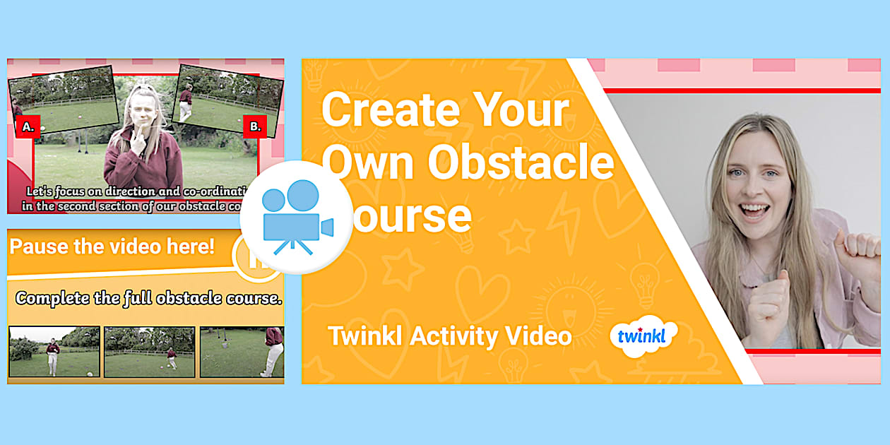 KS2 (Ages 7-9) Activity Video: Create Your Own Obstacle Course