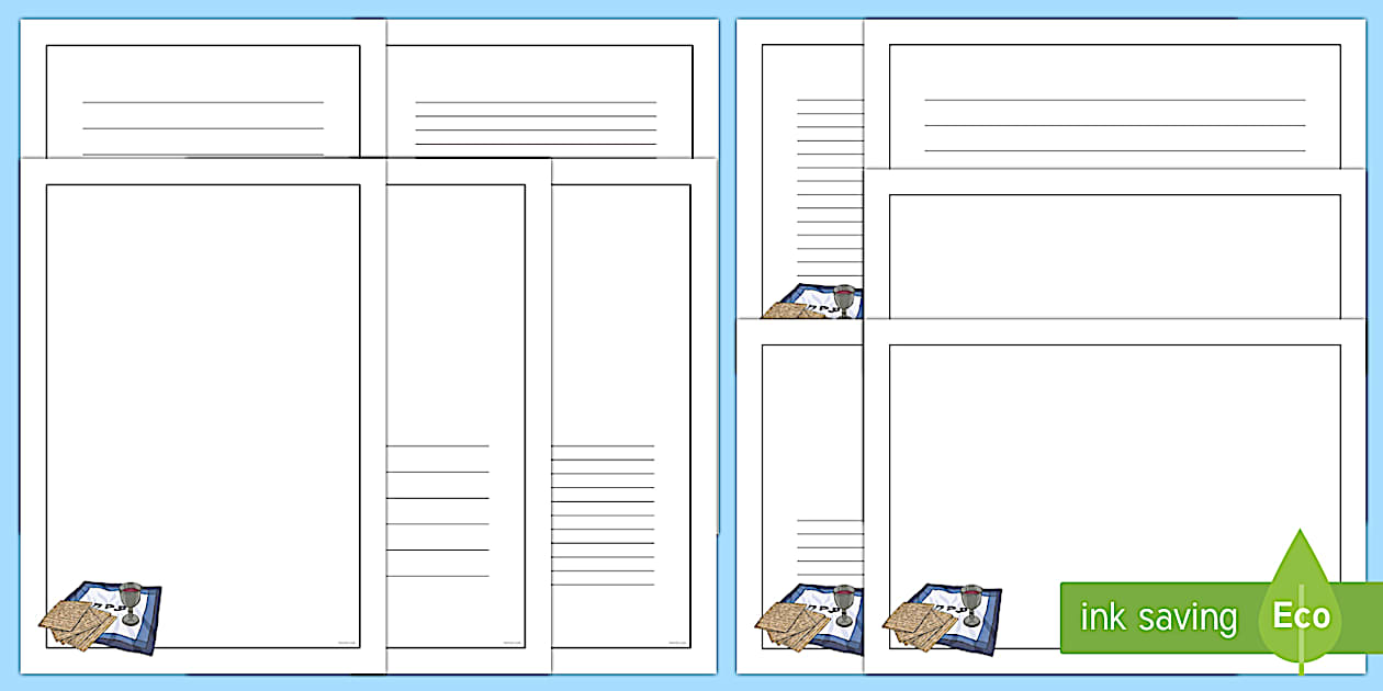 Passover Page Border Pack (Hecho por educadores) - Twinkl