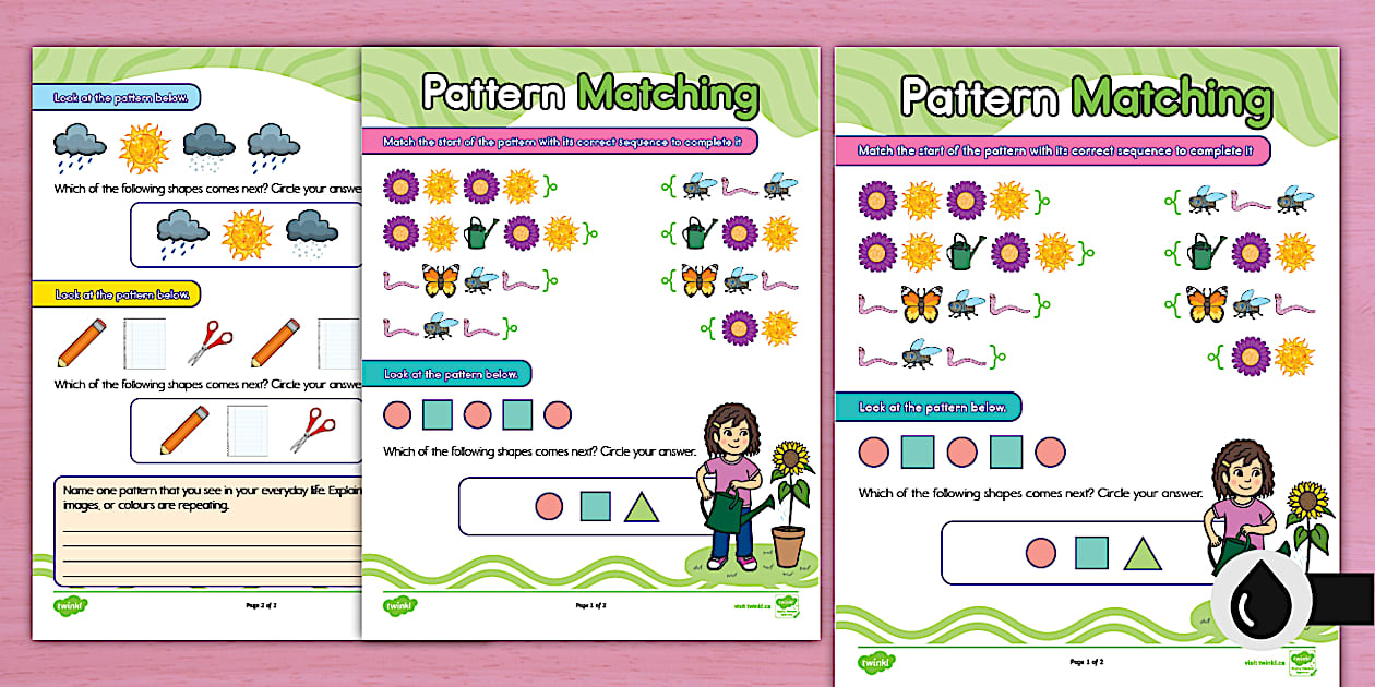 Grade 1 Algebra Worksheet 3 (teacher made) - Twinkl