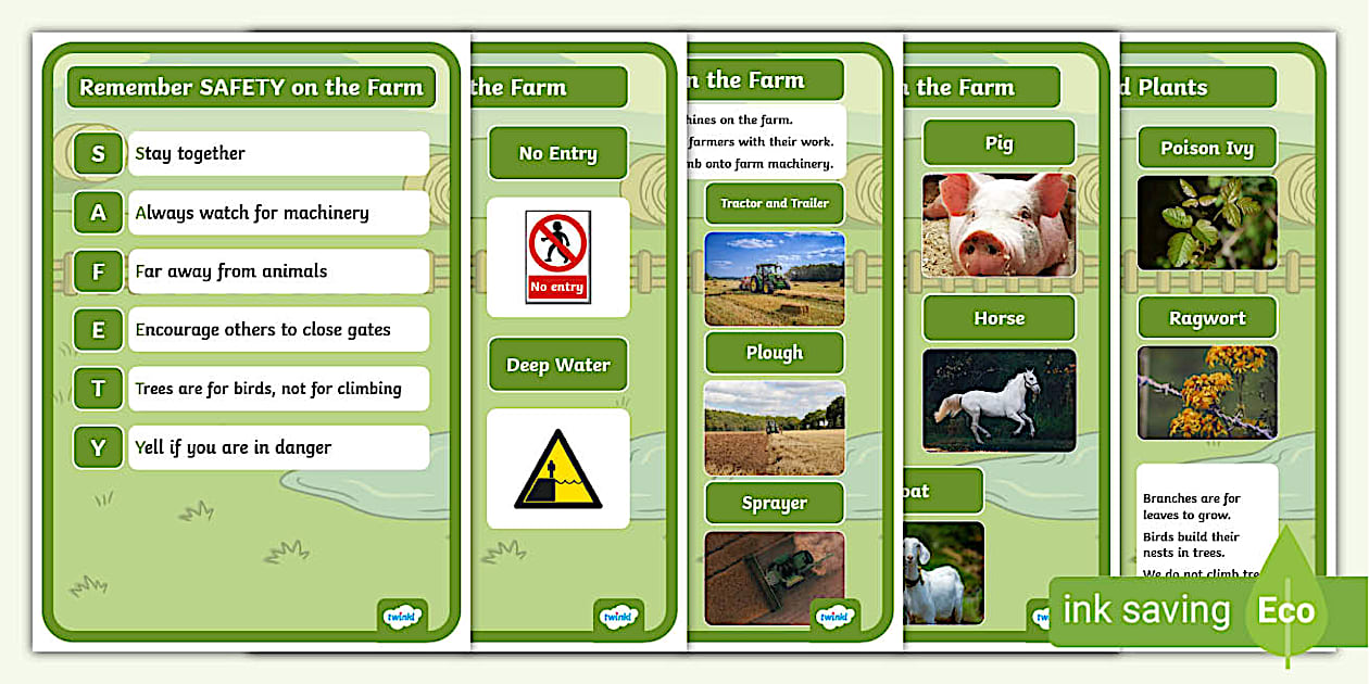 Farm Safety Display Posters