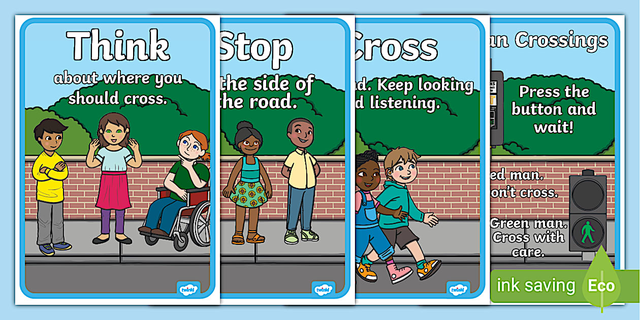Street Safety Pictures (Teacher-Made) - Twinkl