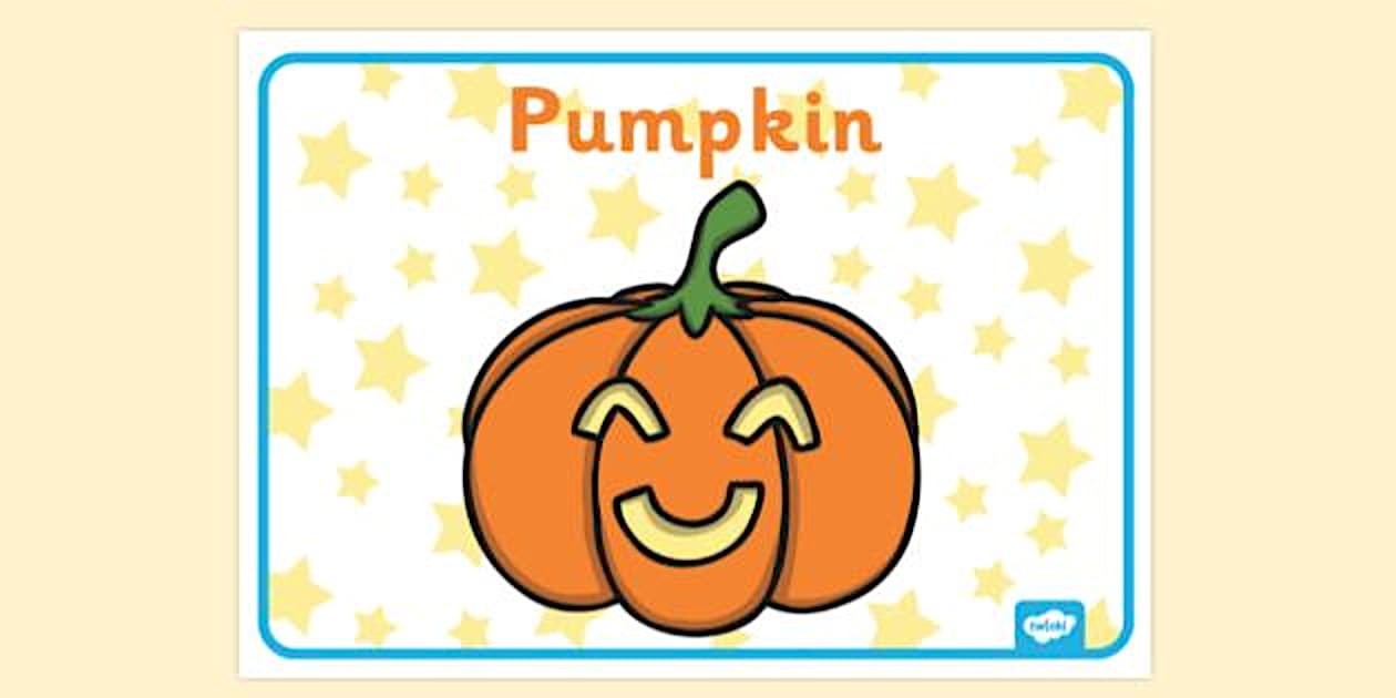 KS1 Pumpkin Display Poster | Display Posters (teacher made)