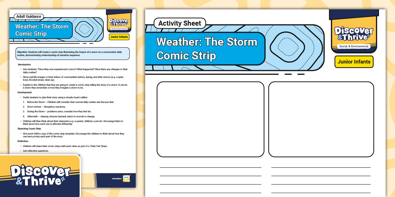 The Storm Comic Strip (teacher made) - Twinkl
