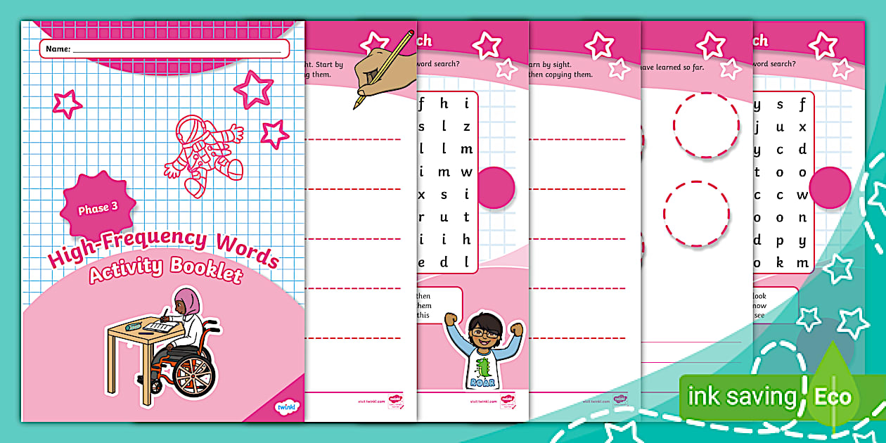 My First Phase 3 High-Frequency Words Activity Booklet