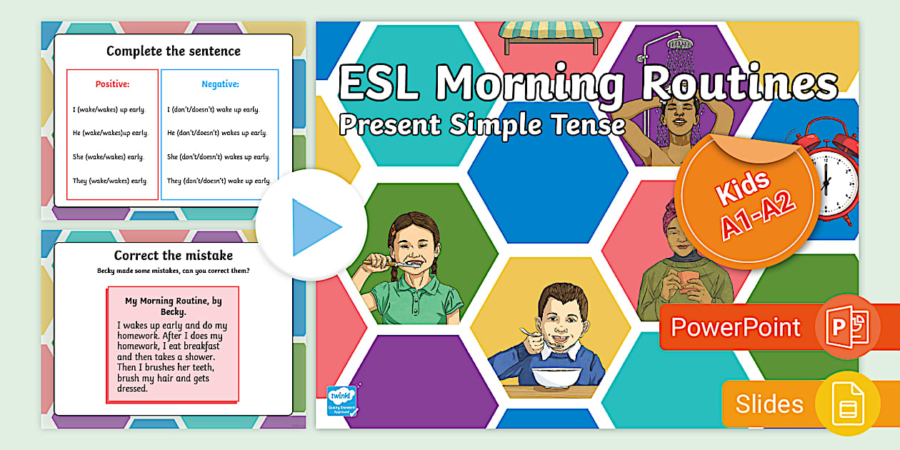 ESL Morning Routines (teacher made) - Twinkl