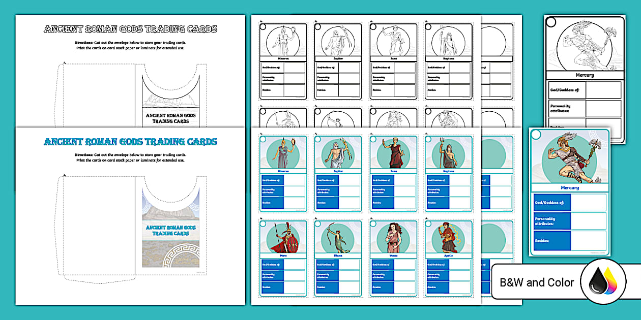 Roman Mythology Worksheet | Ancient Mythology | Twinkl USA