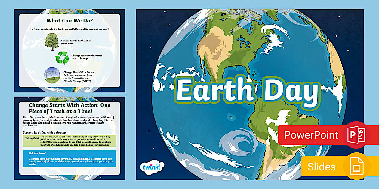 Earth Day Slides for Kids | Earth Day | Twinkl USA - Twinkl