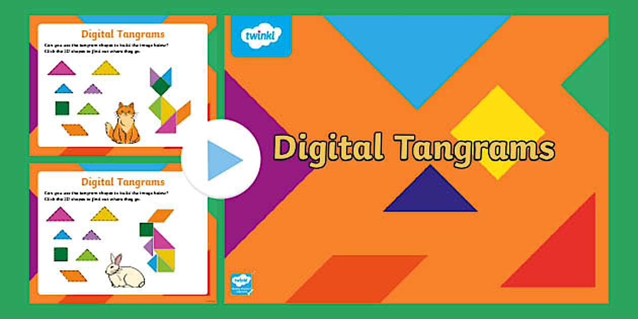 Digital Tangrams PowerPoint (teacher made) - Twinkl