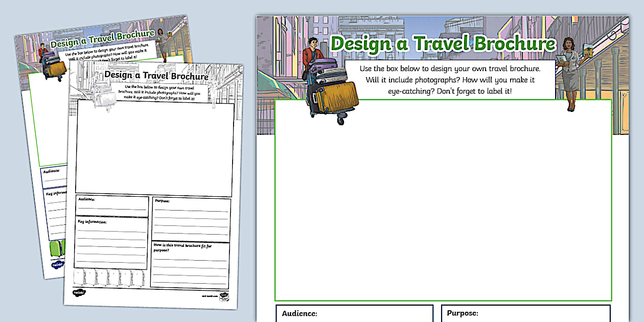 Design a Travel Brochure Worksheet