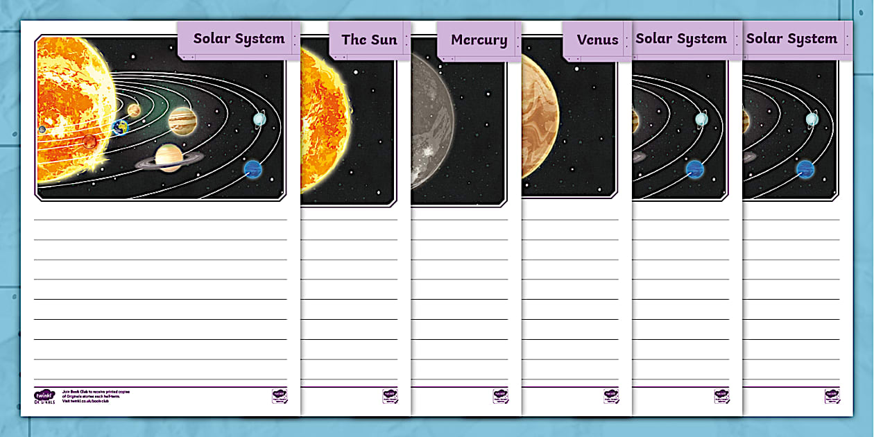 Originals Explorers: Space Writing Frames | Primary Resource