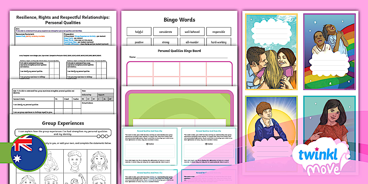 Year 4 RRRR Personal Qualities Lesson Pack (teacher made)