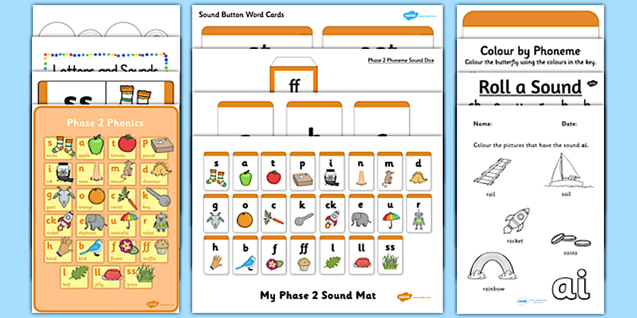 Teaching Assistant Phase 2 Phonics Resource Pack - teaching