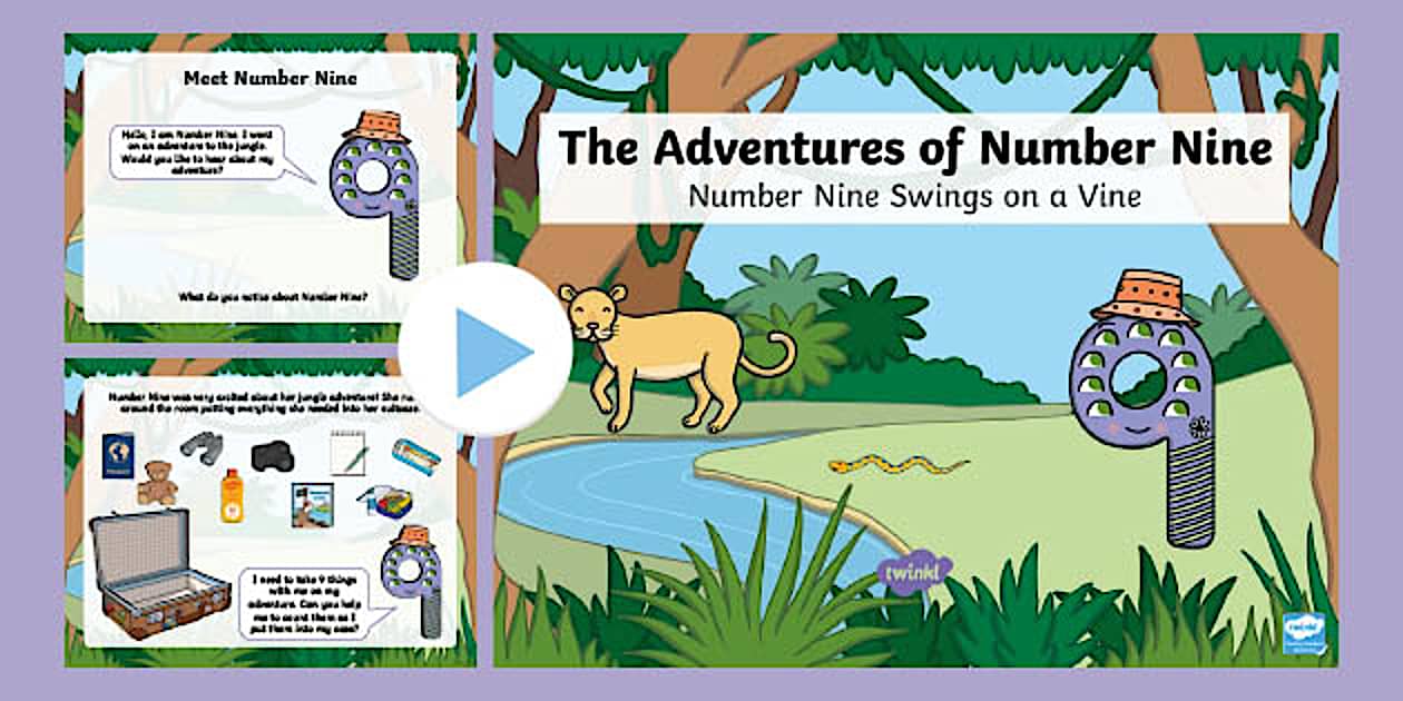 👉 The Adventures of Number Nine PowerPoint (teacher made)
