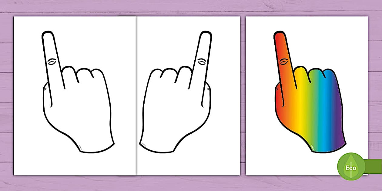 Finger Spacing Hands (l'enseignant a fait) - Twinkl