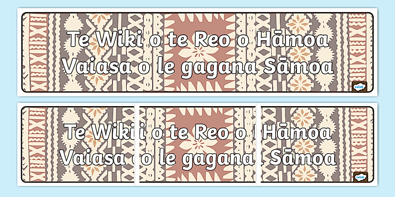 Te Wiki o te Reo o Hāmoa - He Kara (teacher made) - Twinkl