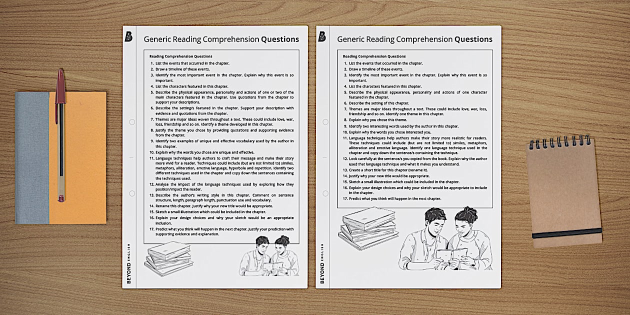 Generic Reading Comprehension Questions | Beyond English