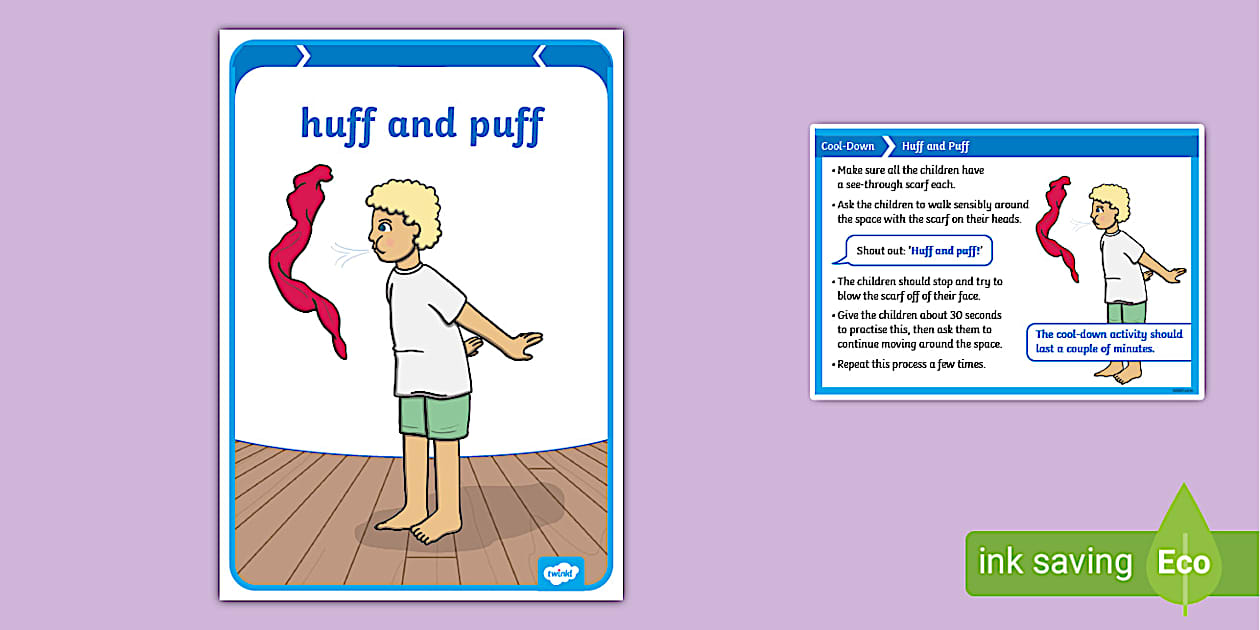 Foundation PE (Reception) Huff and Puff Cool-Down Activity