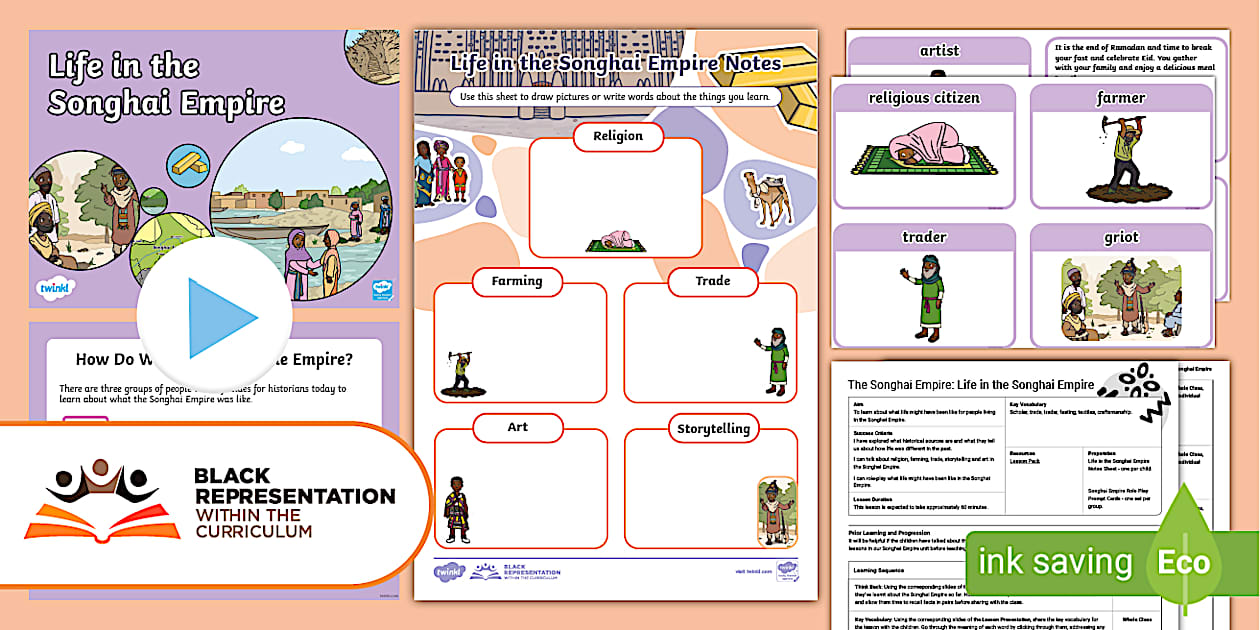 The Songhai Empire KS1: Lesson 5 (teacher made) - Twinkl
