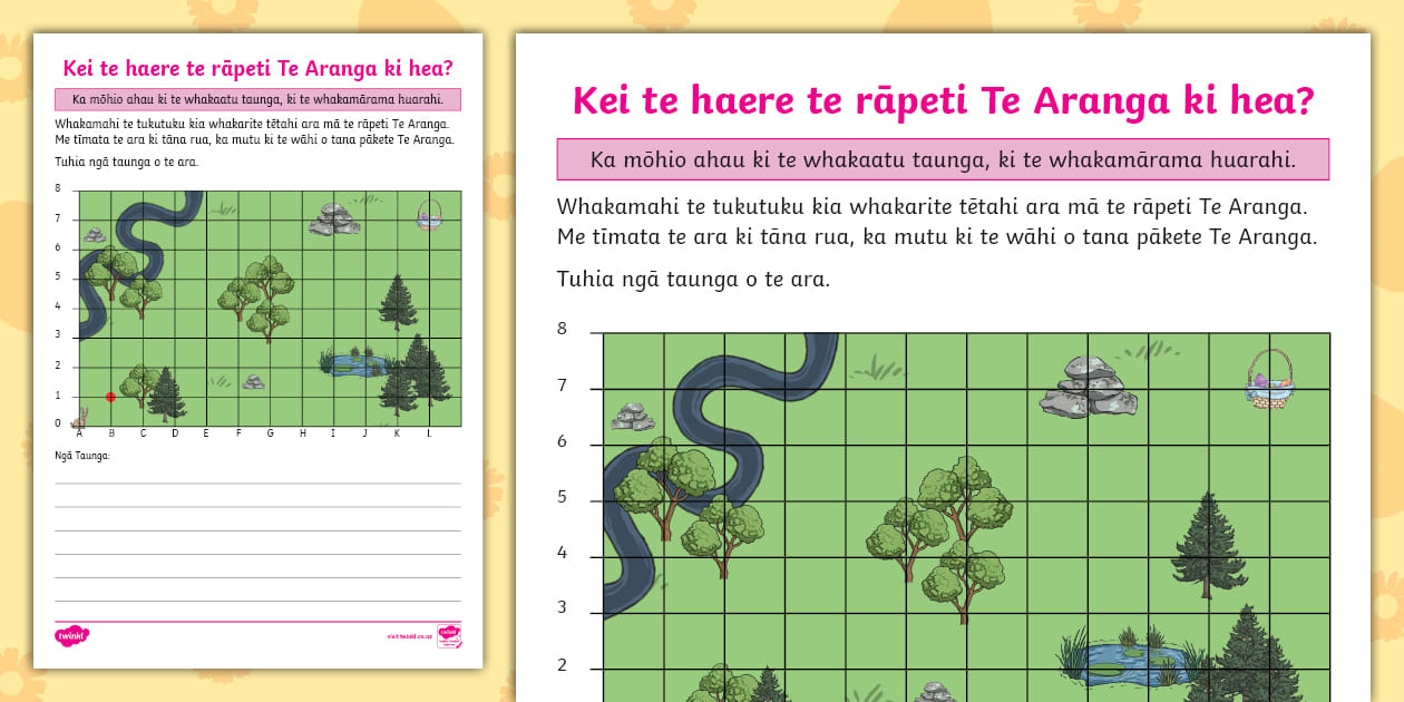 Kei te haere te rāpeti aranga ki hea? (teacher made)