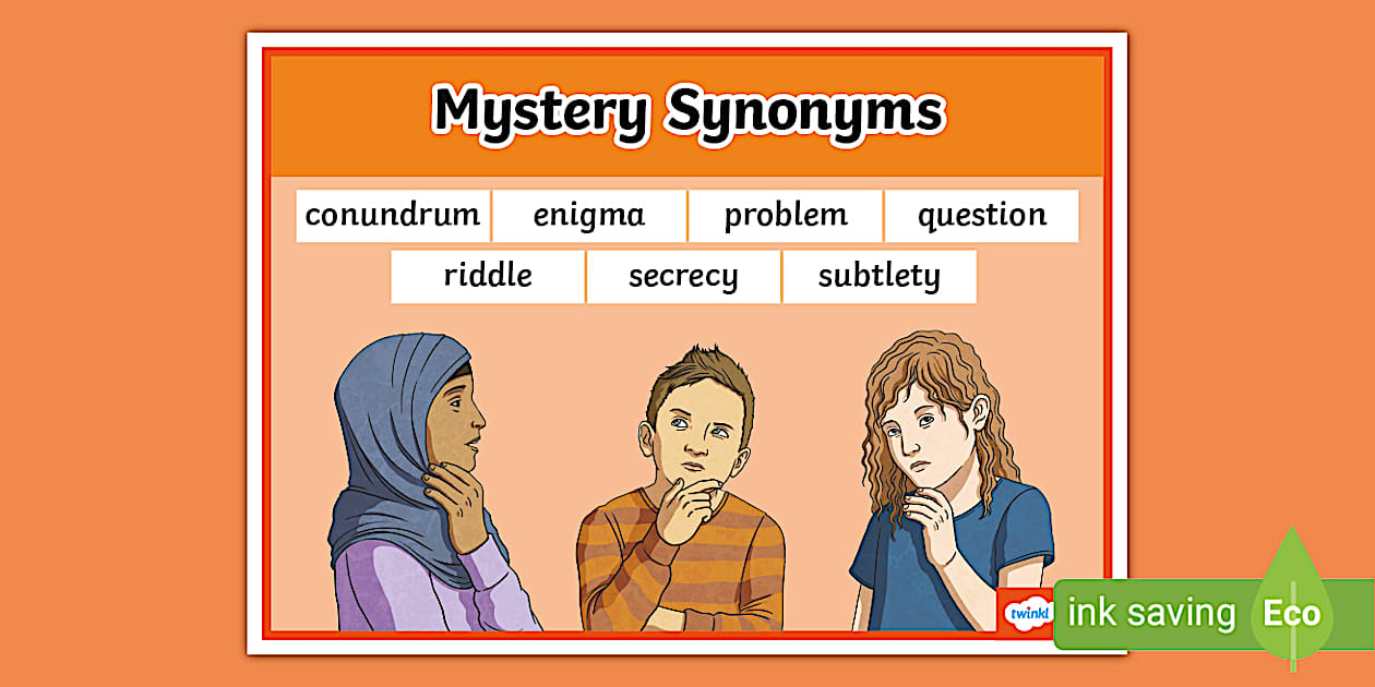 Mystery Synonyms Word Mat (Teacher-Made) - Twinkl