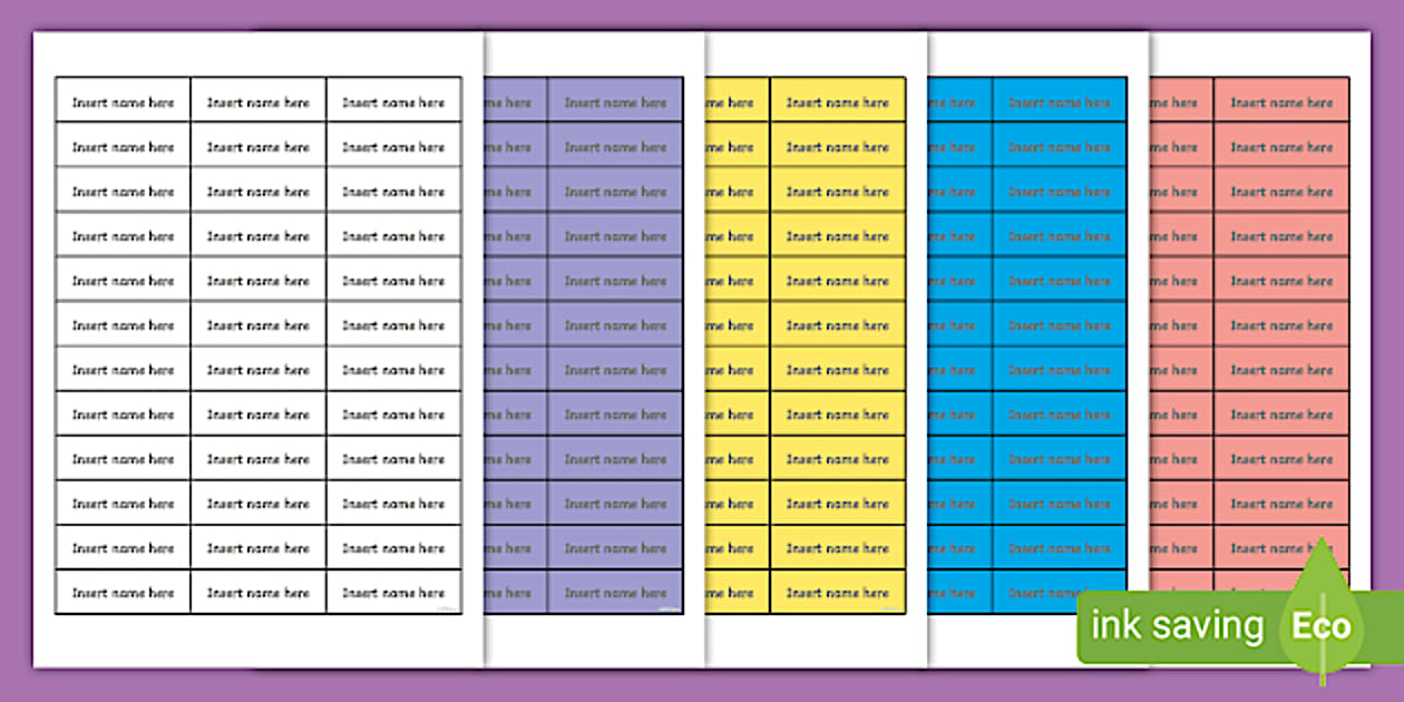 School Uniform Label Templates (teacher made) - Twinkl