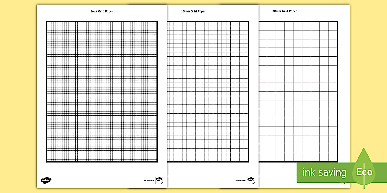 Writing Grid Paper Differentiated Resource Pack - Twinkl