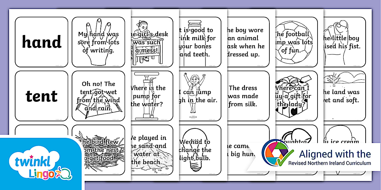 Linguistic Phonics Stage 2 CVCC Challenge Cards - Twinkl