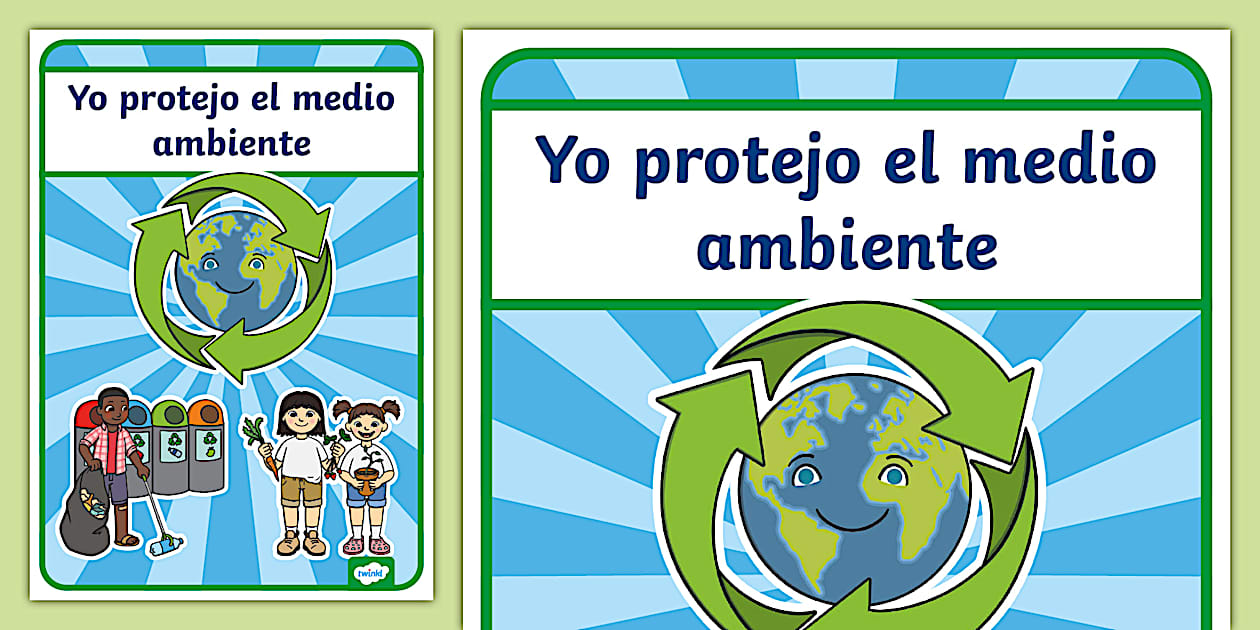 Afiche creativo del medio ambiente | Recursos Educativos