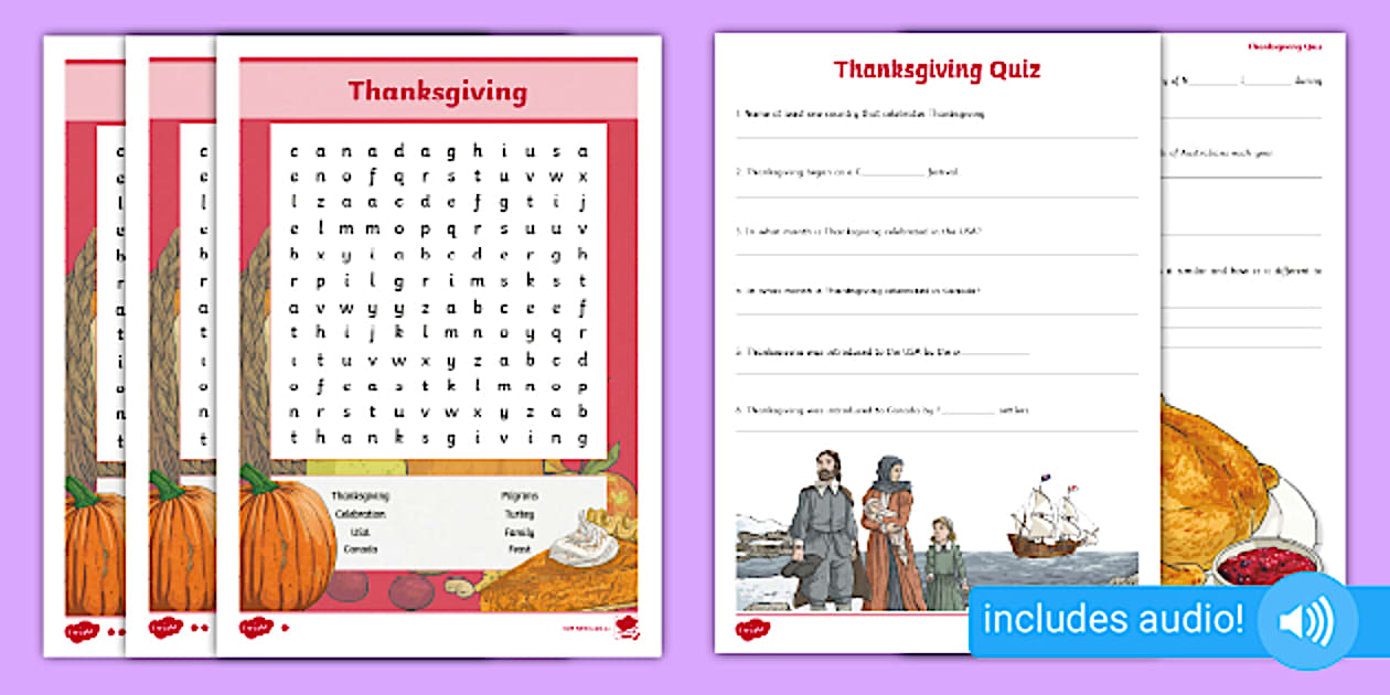Crash Course Podcast Thanksgiving (Teacher-Made) - Twinkl
