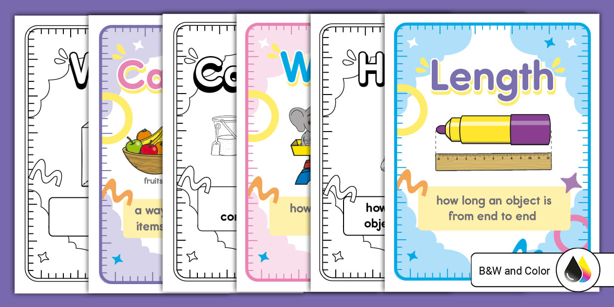 First Grade Measurement Posters (creat de profesori)