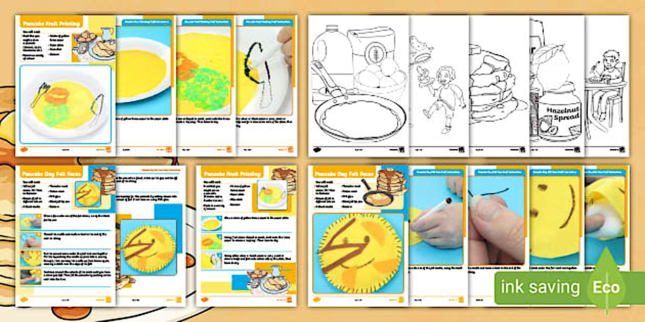 Shrove Tuesday Art Activities Pack (Teacher-Made) - Twinkl
