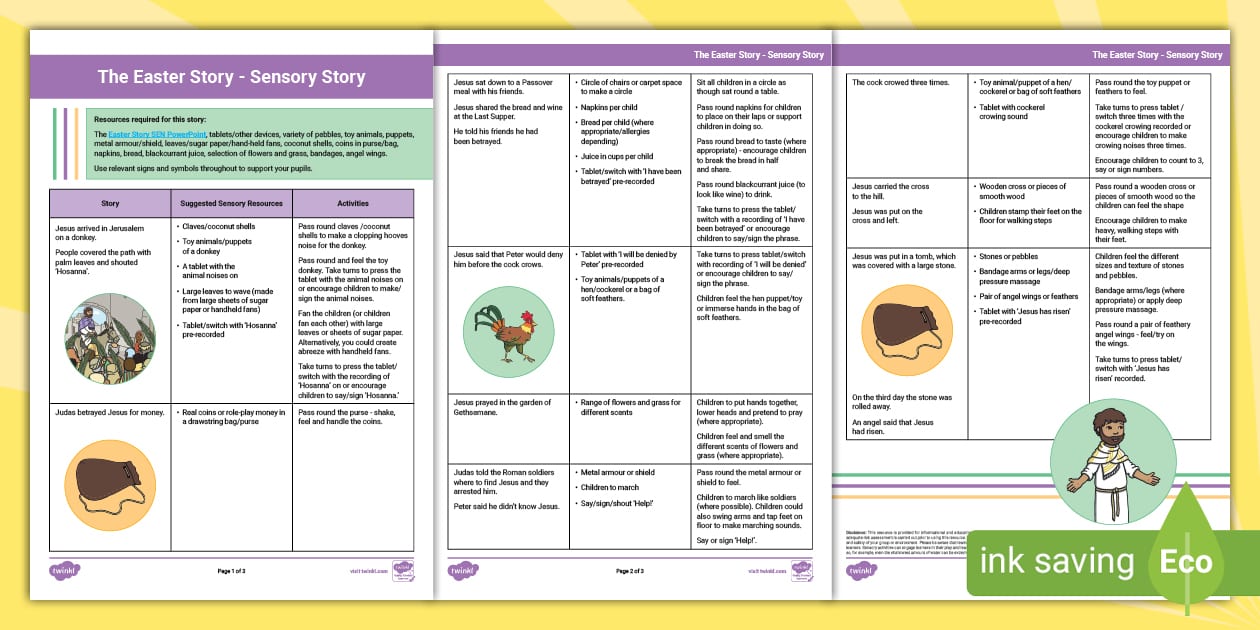 Sensory Easter Story | Twinkl Inclusion | SEND - Twinkl