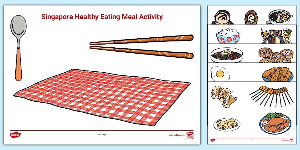 Singapore Food Activity Sheet