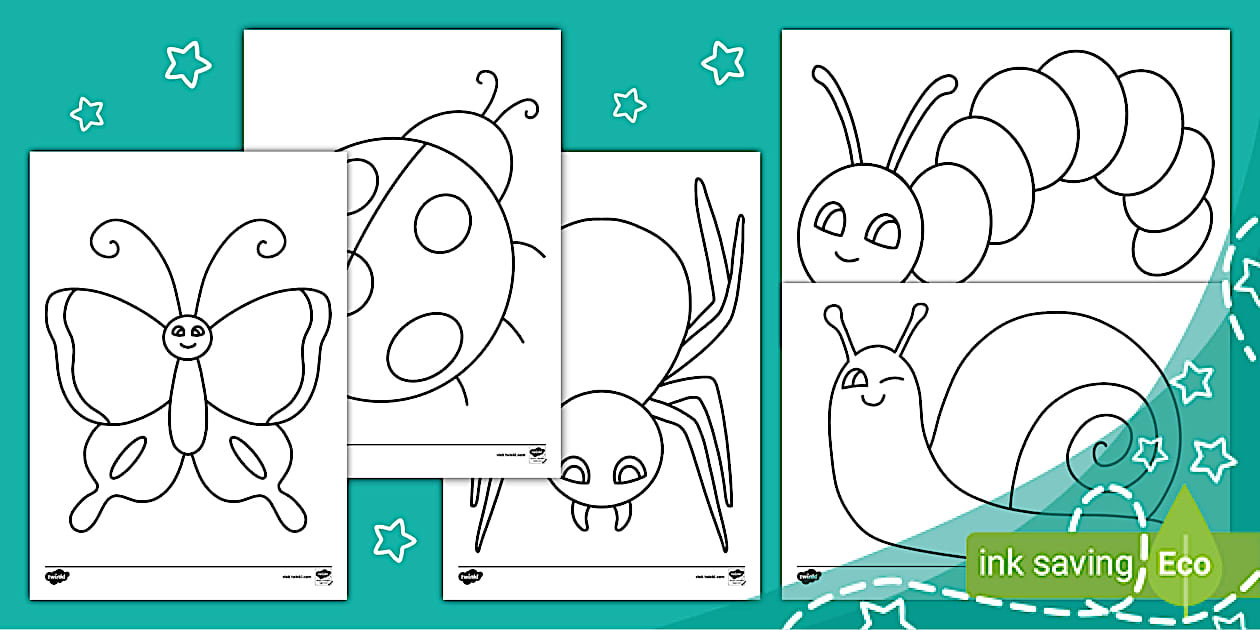 My First Bugs Colouring Pack (teacher made) - Twinkl