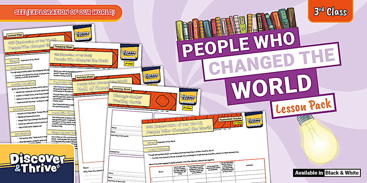 SEE (Exploration of Our World) People Who Have Changed The World ...